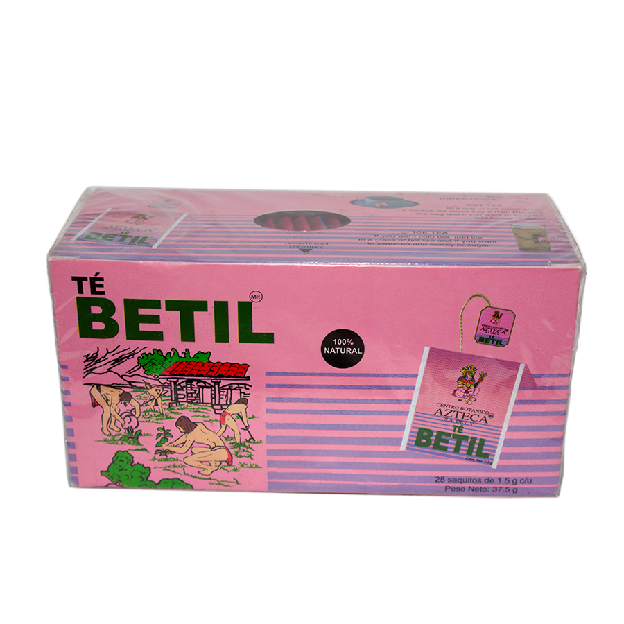 Té de Betil; 25 sobres de 1.5 g c/u; Azteca – Mi tienda